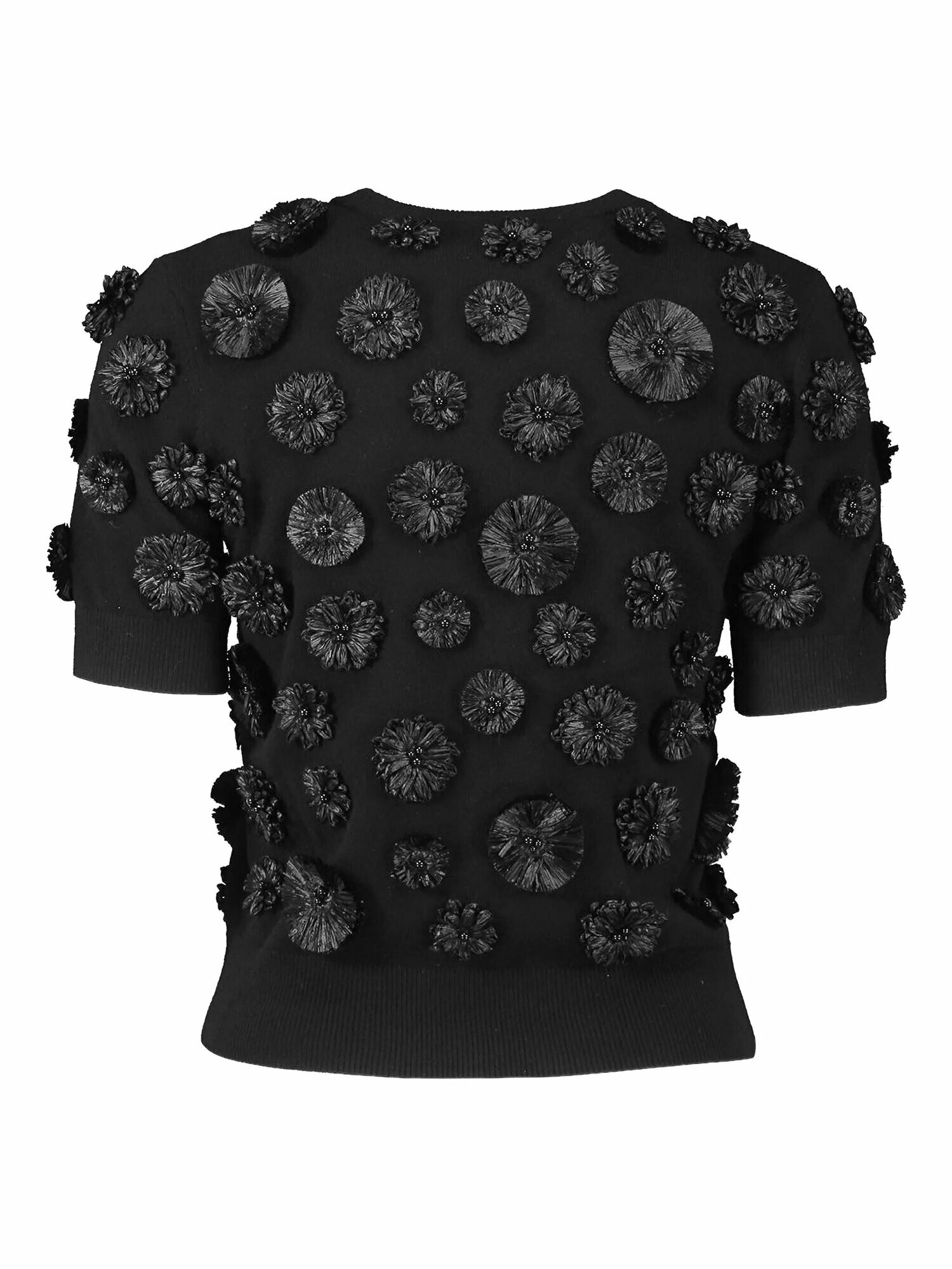Топ Michael Kors Collection Floral-embroidered shell top, размер 46 — фото 1
