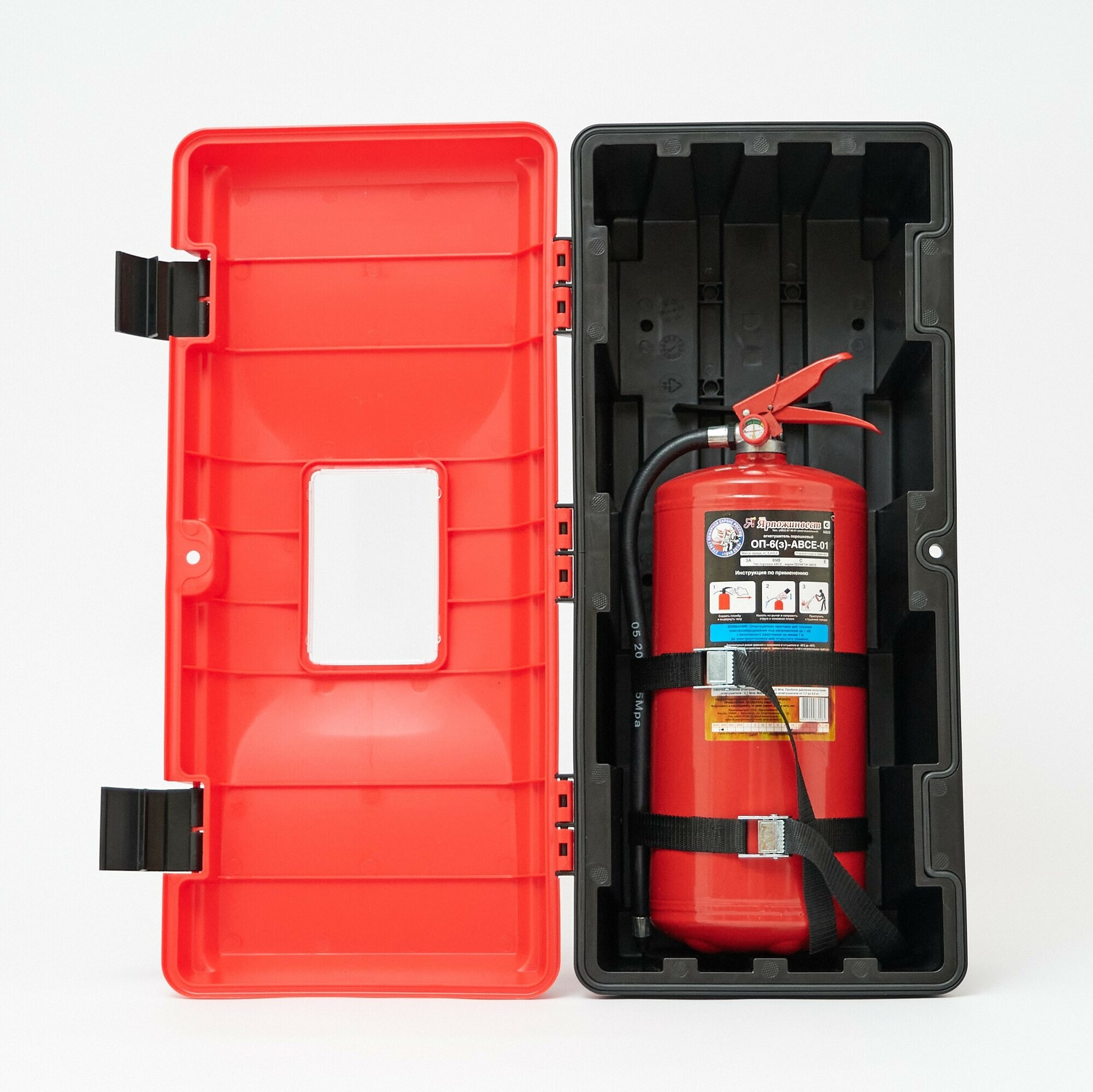 Пенал для огнетушителя Partex с креплением - стяжная стропа без логотипа