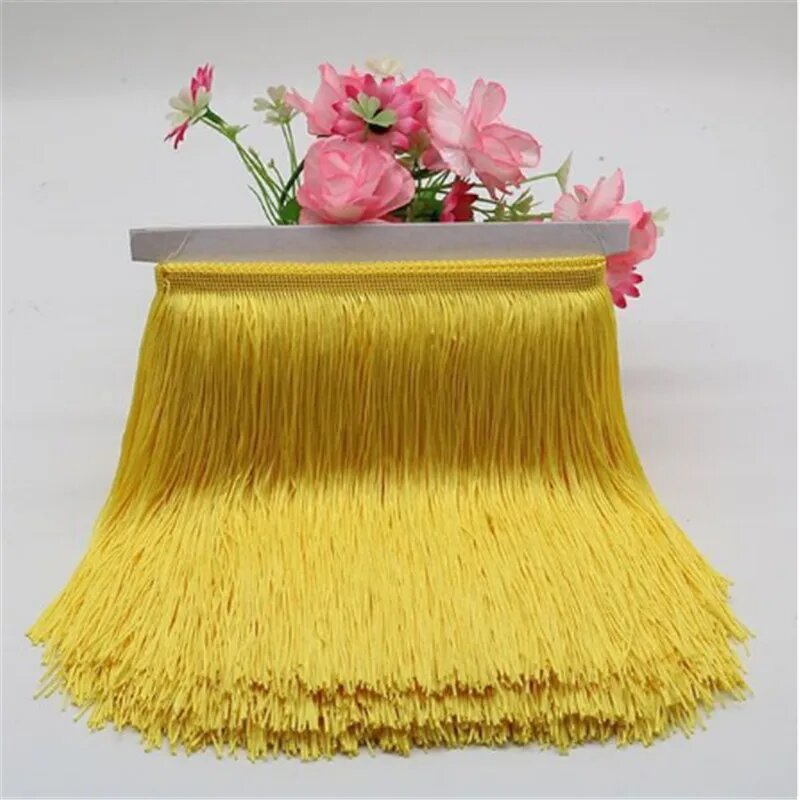 Кружевная бахрома 30 см, бахрома, кружевная отделка из полиэстера, лента для юбки для латиноамериканских танцев, занавеска, бахрома для шитья, аксессуары «сделай сам» SAD01