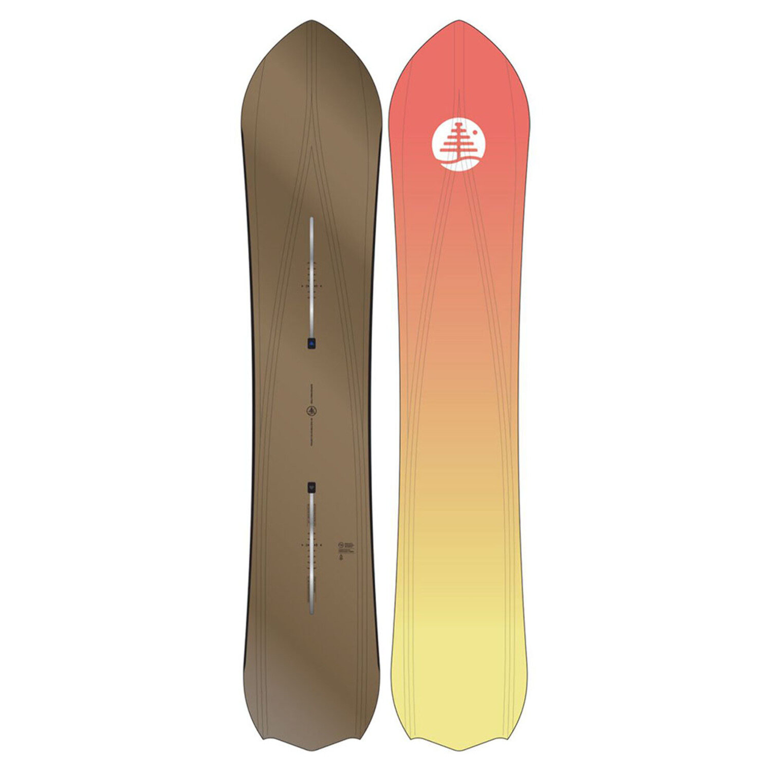 Сноуборд Burton Family Tree 3D Double Dog 24/25 , для мужчин , Коричневый