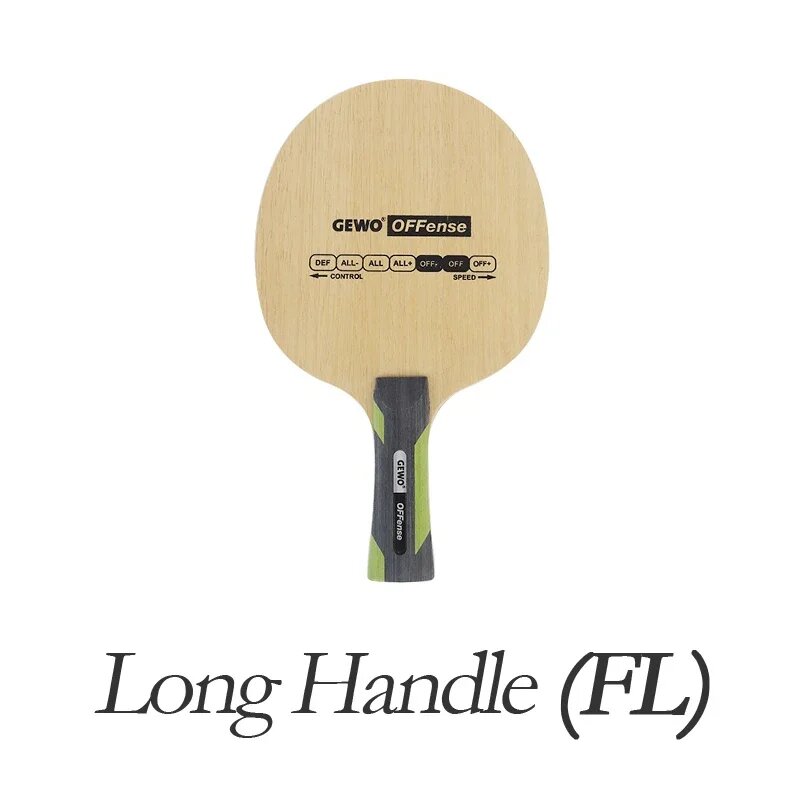 GEWO POWER OFFENSE Ракетка для настольного тенниса 5-слойная деревянная оригинальная ракетка для пинг-понга GEWO Bat Paddle