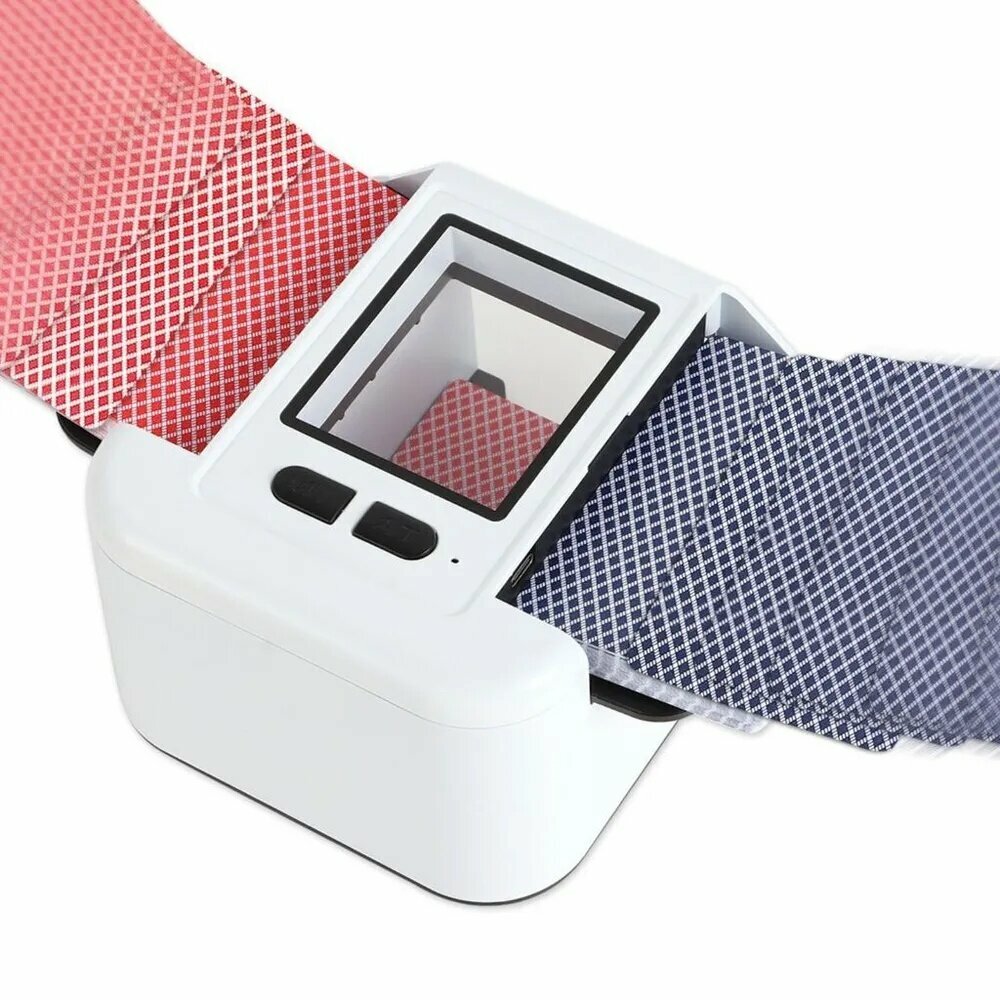 Тихий аппарат для перемешивания карт с функцией подзарядки для семейных встреч и мероприятий, Белый