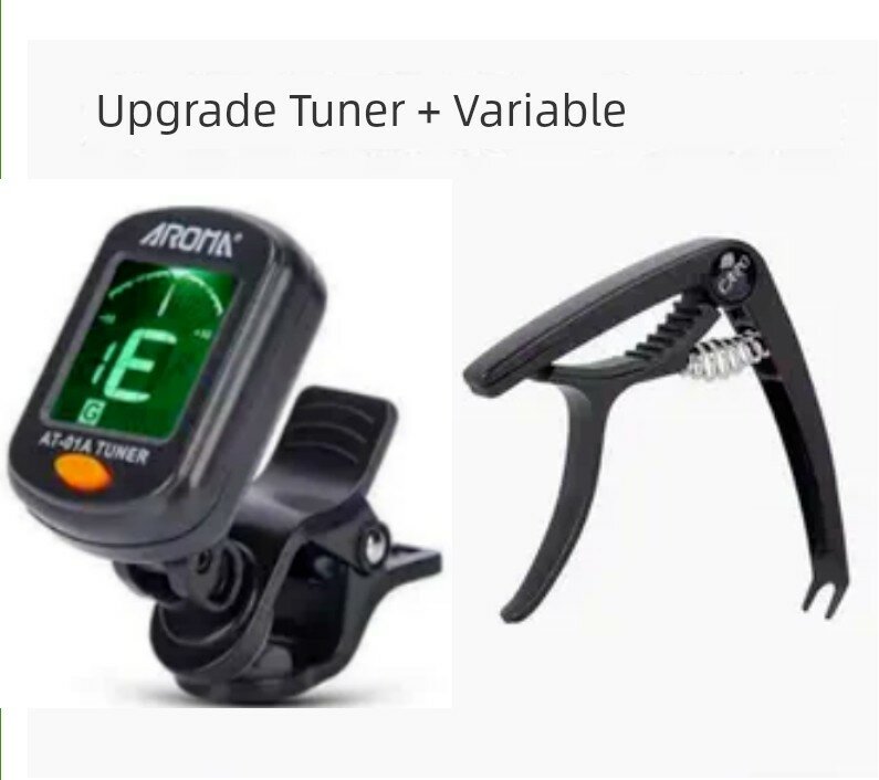 Тюнер для гитары, фолк-гитары, укулеле, электронный автоматический тюнер, шифтер тона, аксессуар с креплением на клипсу