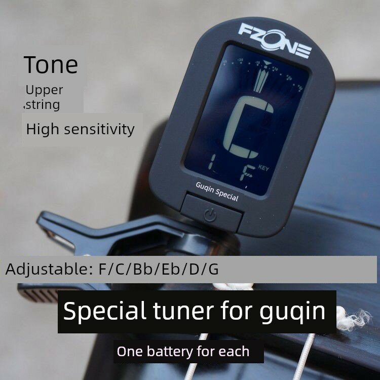 Специальный тюнер Guqin семиструнный тюнер Fange Fzone, тюнер Guqin для начинающих, чувствительность намотки, высокий