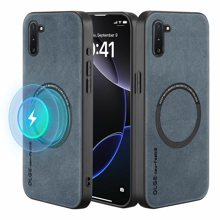Чехол-Case MagSafe чехол для Samsung Galaxy Note 10(Самсунг Галакси Нот 10) Нескользящий и удобный