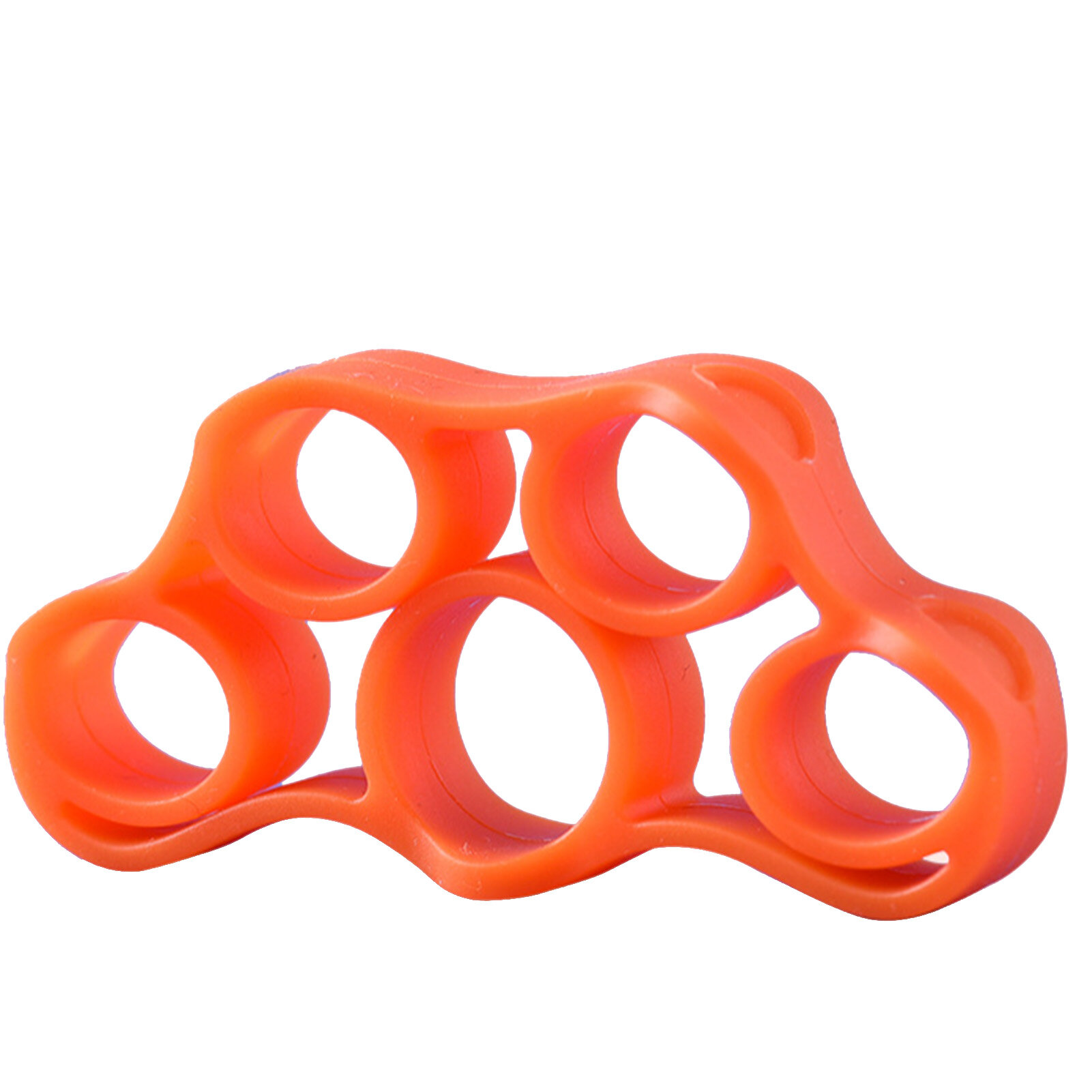 Эластичные ленты для растяжки пальцев и укрепления кисти, тренажер для пальцев при артрите и синдроме запястного канала, гитара, оранжевый цвет, 5 кг, продвинутый уровень.