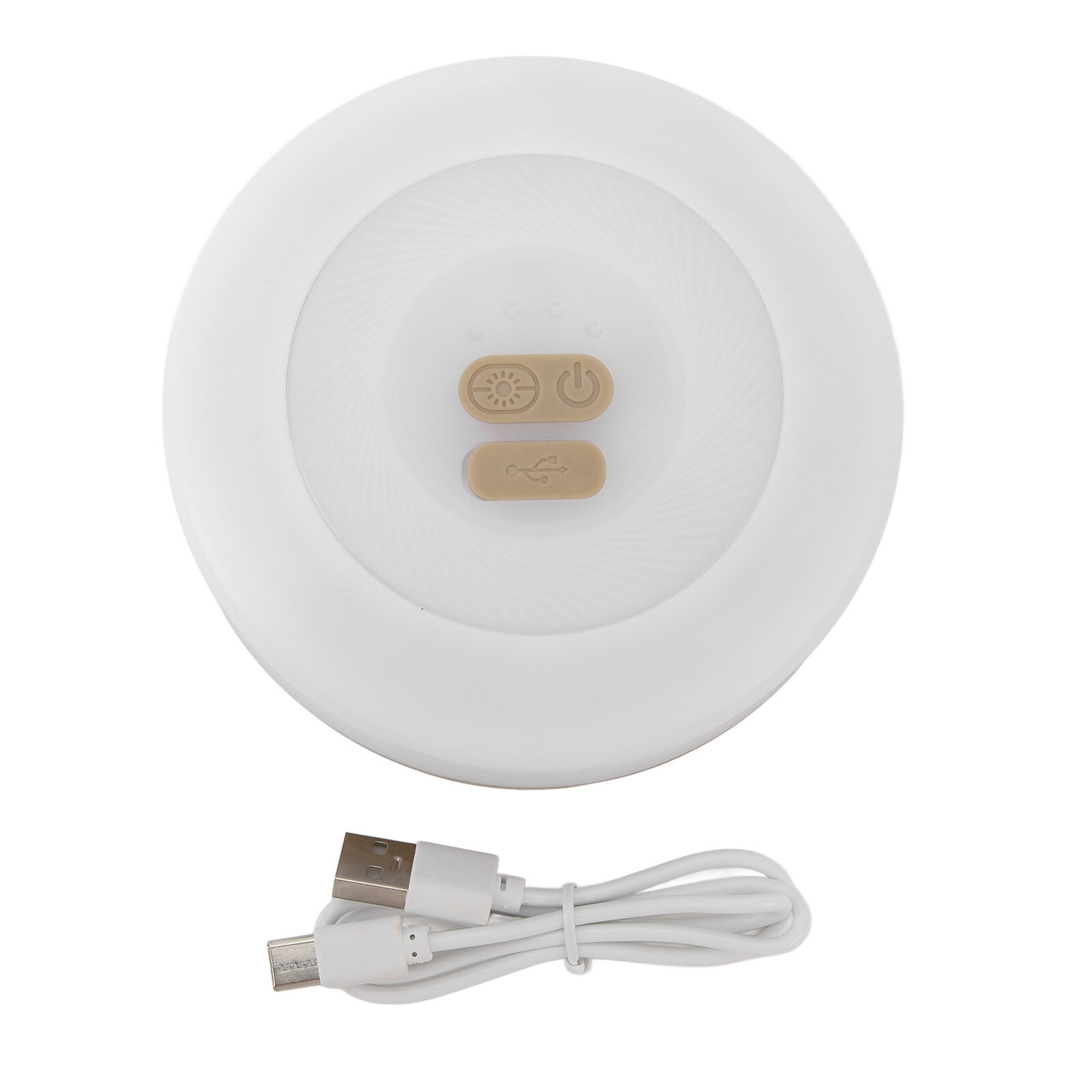 Гирлянда для кемпинга, перезаряжаемая через USB, для использования на открытом воздухе, во дворе, в походах, стандартная версия, 10 метров, теплый свет, желтый цвет "пустыня".