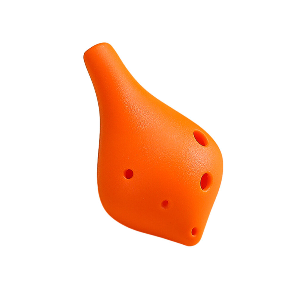 Окарина альт до мажор с 6 отверстиями, изготовленная из смолы. Простой музыкальный инструмент для любителей музыки и начинающих.