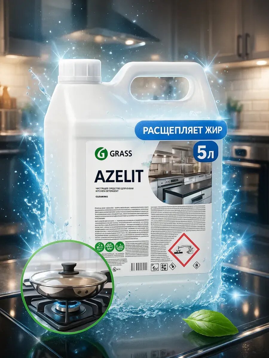 Антижир Чистящее средство для кухни Azelit
