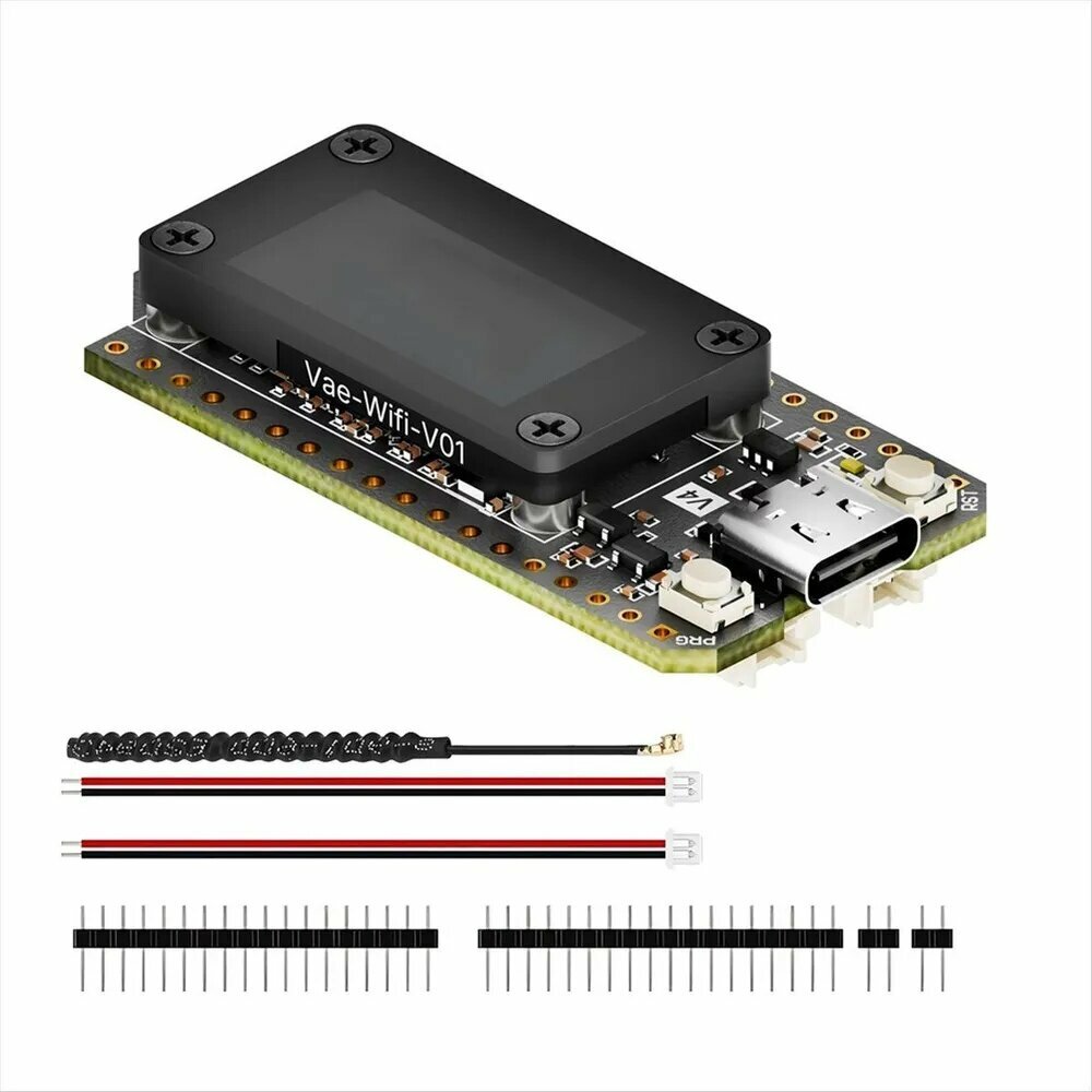 LoRa 32 V4 Meshtastic ESP32 SX1262 0,96-дюймовый OLED-дисплей с питанием от солнечной батареи, Mesh-сетевой WiFi BLE с низким энергопотреблением