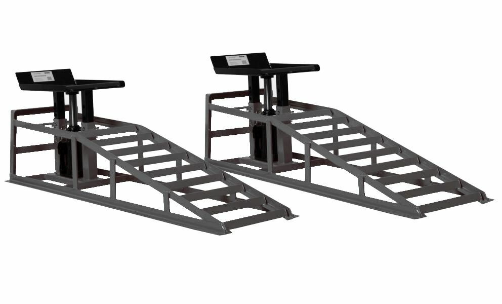 Рампы заездные гидравлические г/п 2 т. комплект 2 шт. KRWCR2