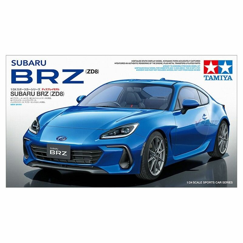 Сборные автомобилей модели Tamiya-24362 1/24 Subaru BRZ (ZD8) with engine internals car model kit