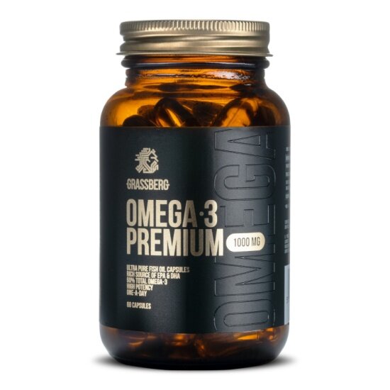 БАД Grassberg Omega-3 Premium 55% 1000 mg №60
