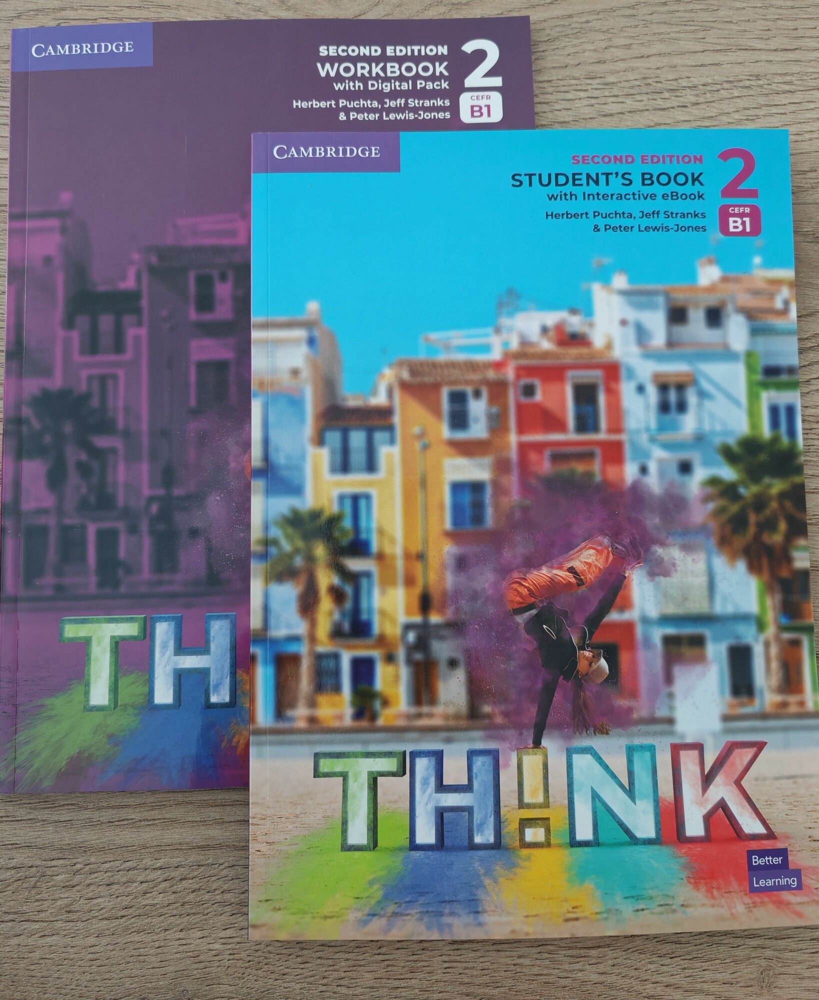 Think. Level 2. B1. 2nd Edition. Students Book + Workbook / Книга на Английском Stranks Jeff, Puchta Herbert учебное пособие уровень B1 комплект учебник и тетрадь