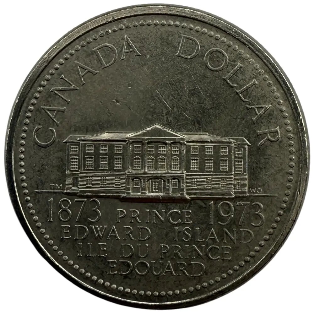 Канада 1 доллар 1973 г. (100 лет со дня присоединения острова Принца Эдуарда)