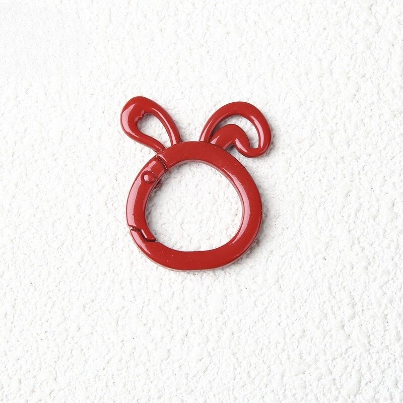 Карабин с мультяшным кроликом Красный, Красный