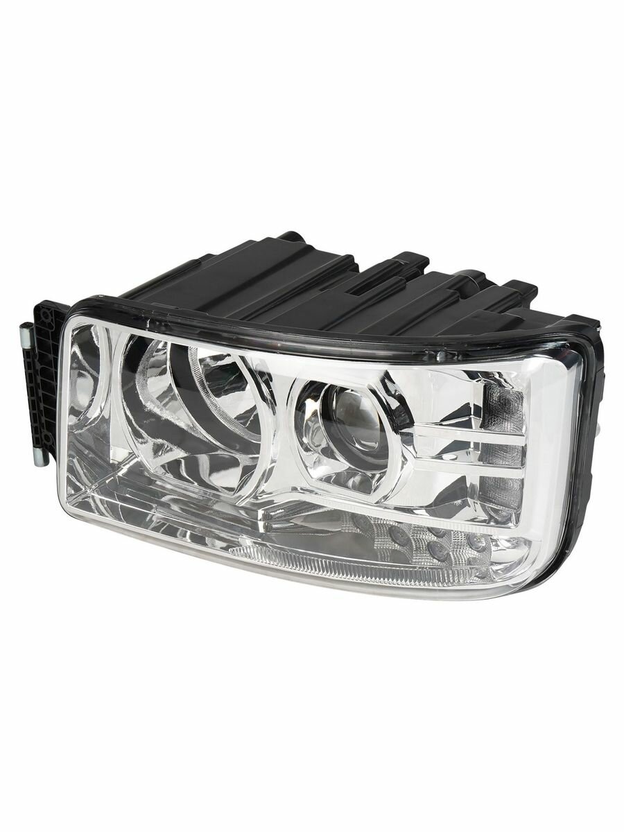 Фара головного света левая с ДХО StartVolt SHL 0703L для КАМАЗ 5490, Mercedes Axor / Мерседес Аксор