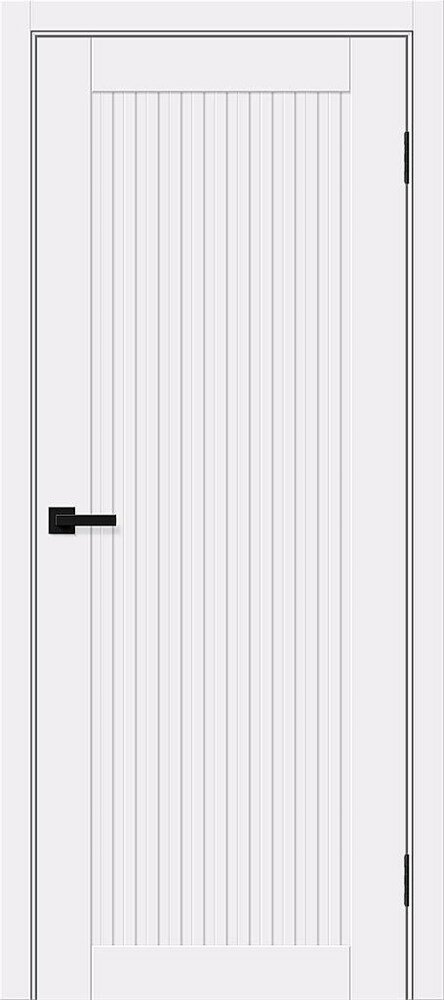 BRAVO Межкомнатная дверь 200*70, Браво-50, White Pro , Винил 200*70 White Pro