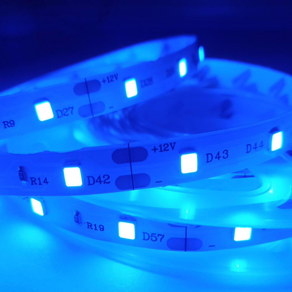 Светодиодная лента SMD 2835 60led 12v Синий 5м