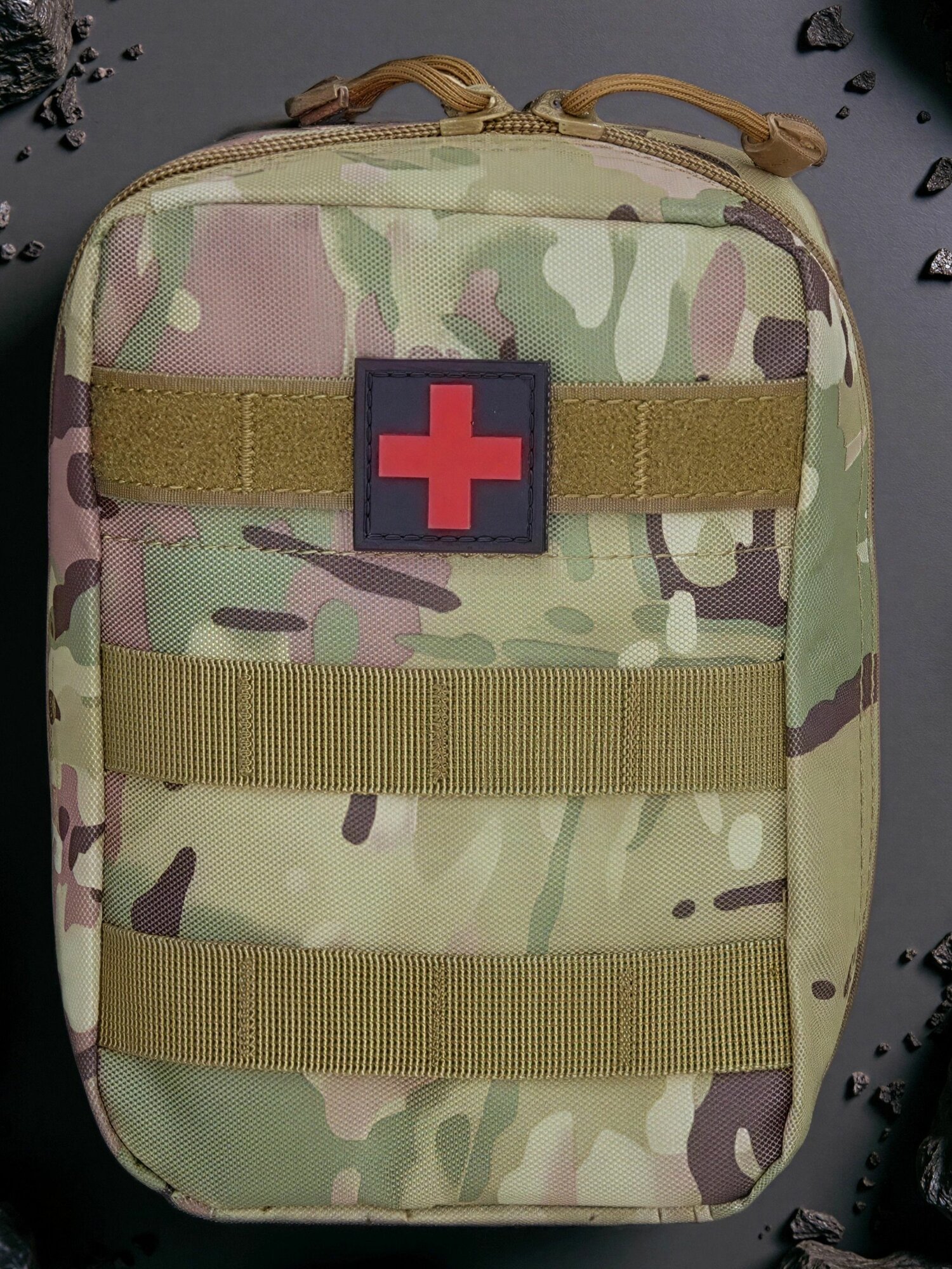 Подсумок аптечка тактическая для лекарств, армейская, мультикам