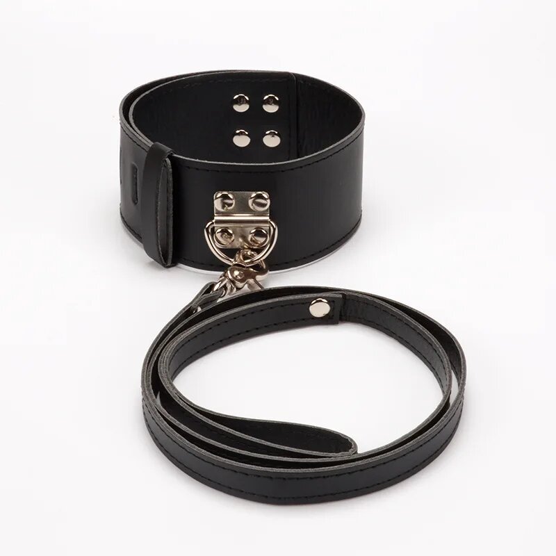 Сексуальный ошейник из искусственной кожи для БДСМ-связывания ожерелье