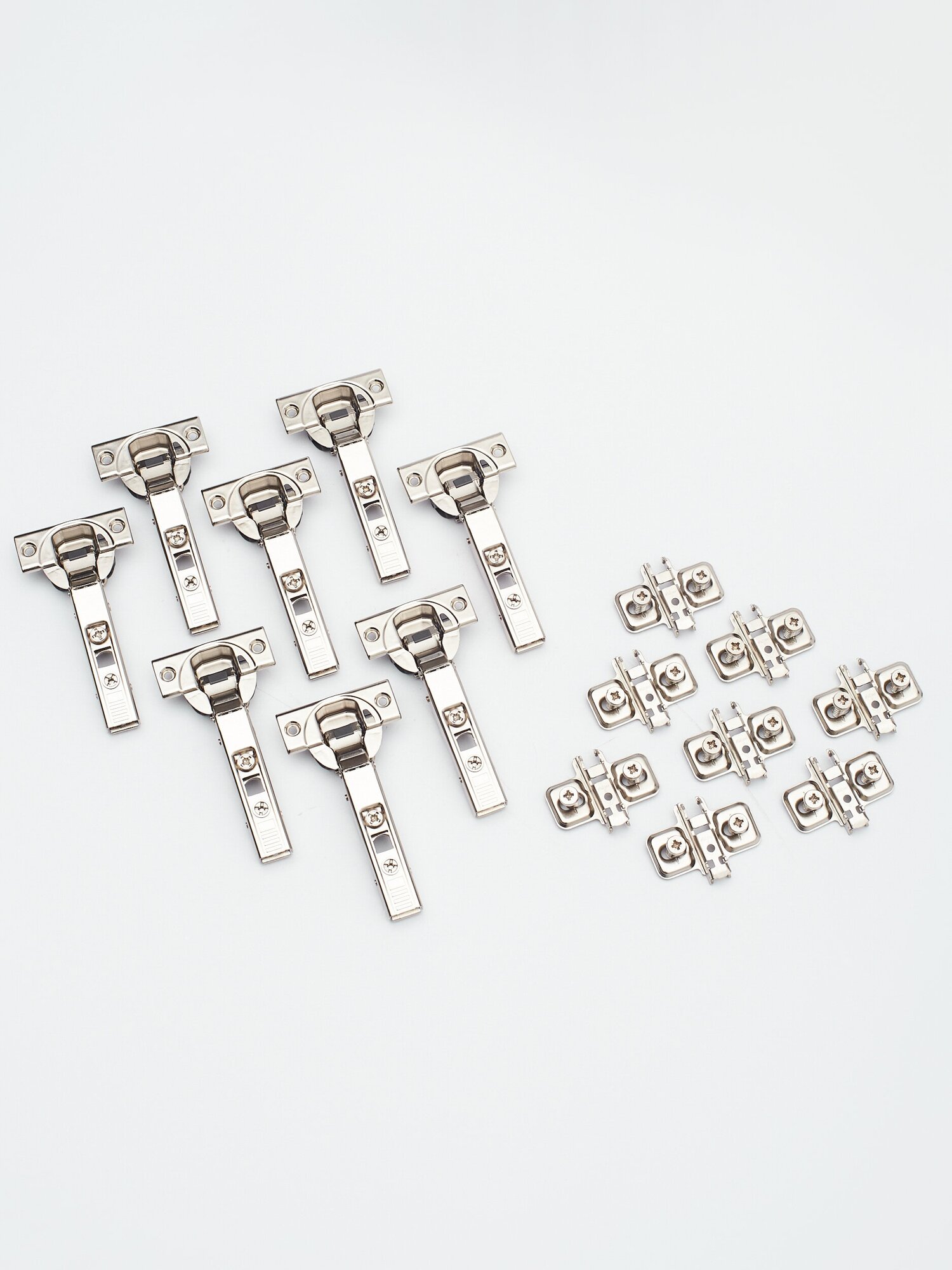 10 шт. -- Накладная петля Blum CLIP TOP BLUMOTION 110º (арт.71B3550), с ответной планкой