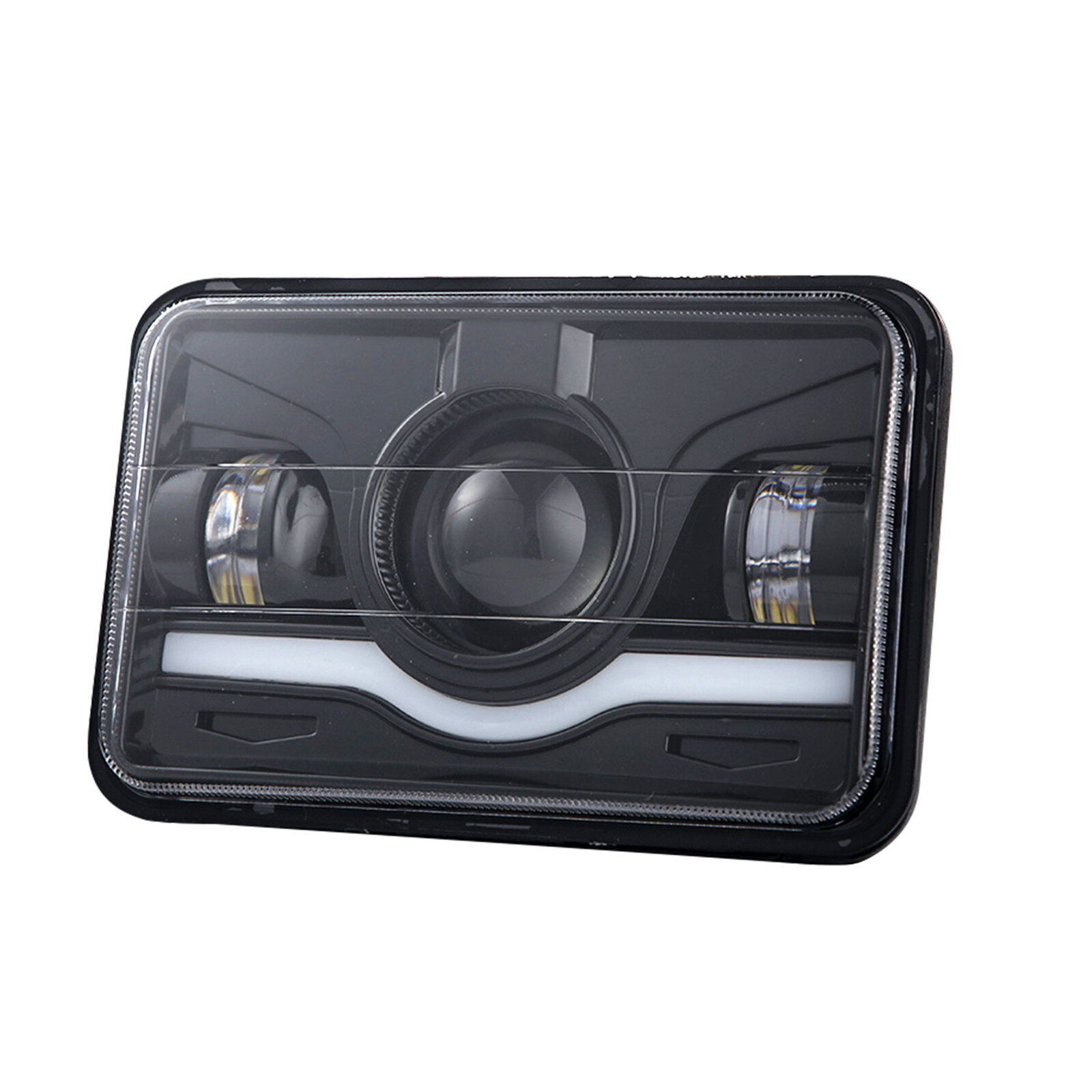 Светодиодная фара 4x6, прямоугольная фара 5 дюймов с дальним ближним светом ДХО, замена Peterbilt Kenworth Freightliner Ford Probe Oldsmobile Cutlass