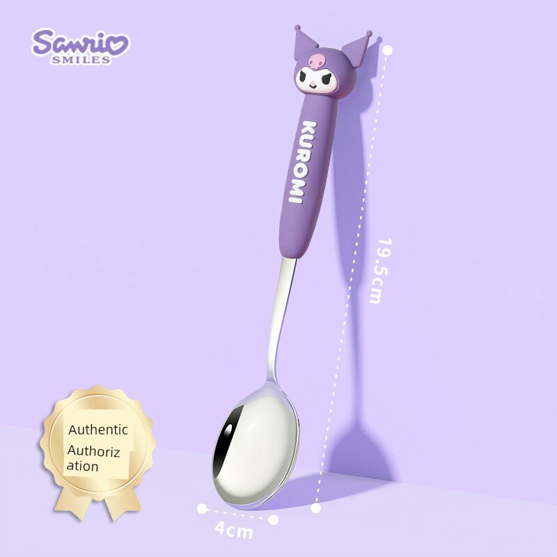 Sanrio палочки для еды, ложка, набор из двух предметов, ящик для хранения, портативный съедобный на один человек,