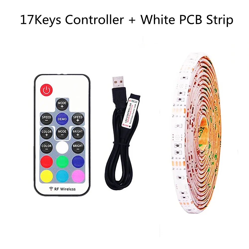 RGB светодиодная лента HEGEHE 5050 0,5 метра