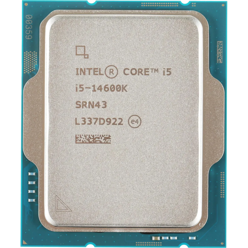 Процессор Intel Core i5-14600K (CPU LGA1700, Raptor lake, 14C/20T, 3.5/5.3GHz, 24MB, 181W, UHD Graphics 770), CM8071504821015, OEM