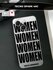 Чехол на Tecno Spark 40C / Текно Спарк 40C с принтом Women black