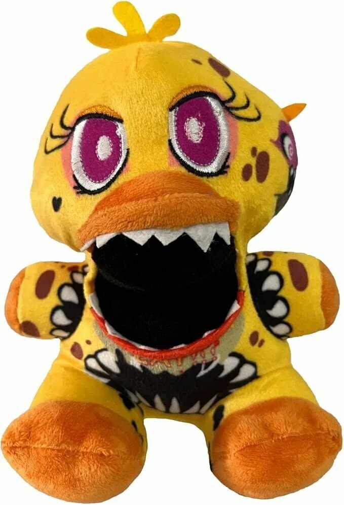 Мягкая игрушка аниматроник Лефти (Twisted Chica) фнаф/FNAF
