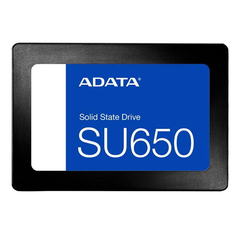 Твердотельный накопитель ADATA SSD Ultimate SU650 ASU650SS-240GT-R, 240GB, 2.5" 7mm, SATA3, 3D TLC, R/W 520/450MB/s, IOPs 40 000/75 000, TBW 140, DWPD 0.5, гарантия 3 года
