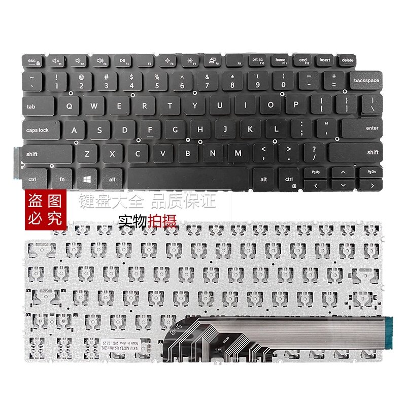 Подходит для клавиатуры Dell Vostro 3400 5300 5301 5390 5391 5490 5401 P129G Новая, совместимая модель, черного цвета,