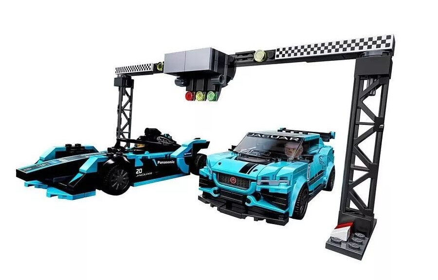 LEGO Super Racing Collection Formula E &I PACE ETROPHY Jaguar Building Blocks 76898 Car Model null