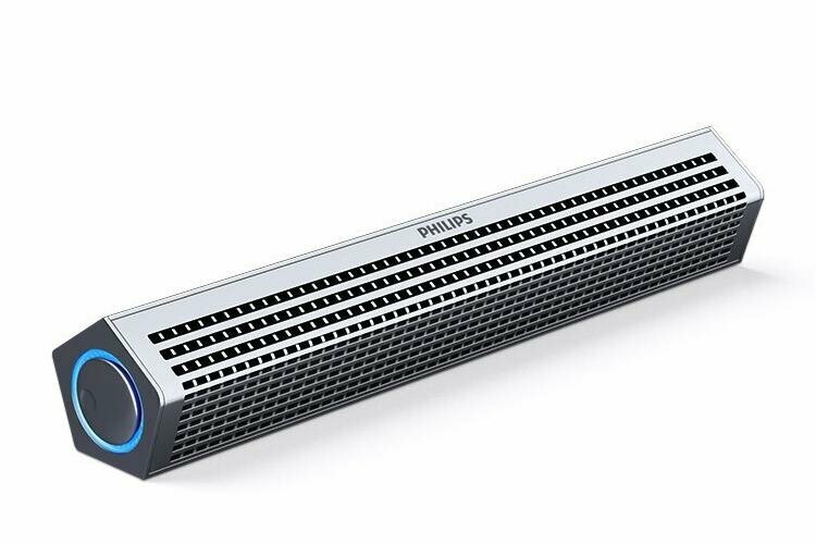 Настольные колонки PHILIPS SPA510 USB, multicolor, мощный бас, 3.5 мм аудиоразъем для ПК