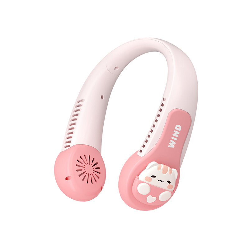Вентилятор на шею BIG TAYLOR, light blue, 【Good cat】Halterneck bladeless fan