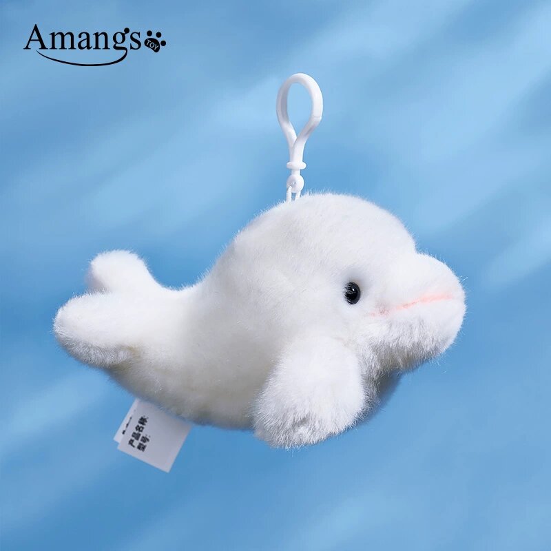 Мягкая игрушка-подвеска в виде кита или акулы-орки, сувенир, украшение для сумки Стиль подвески «Танец кита при лунном