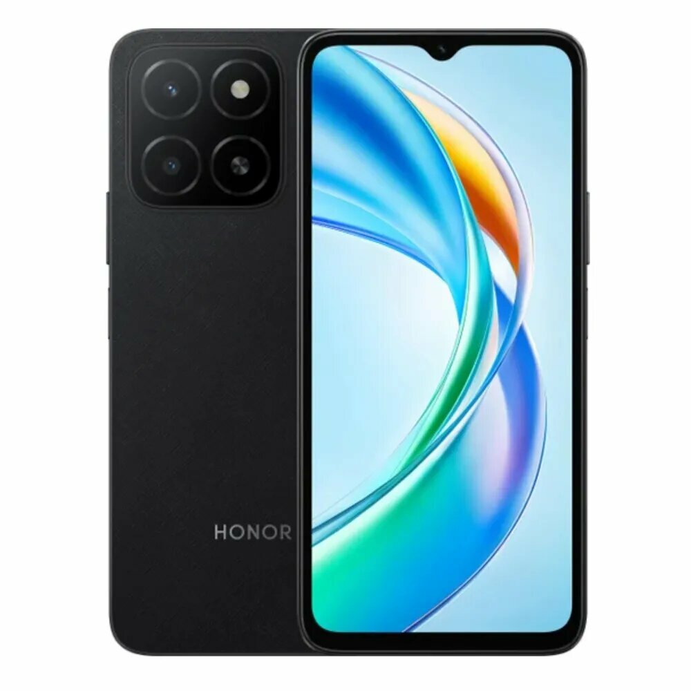 Смартфон Honor X5b, 4/64 ГБ, камера 50Мп, Android 14, черный, EAC (Ростест)