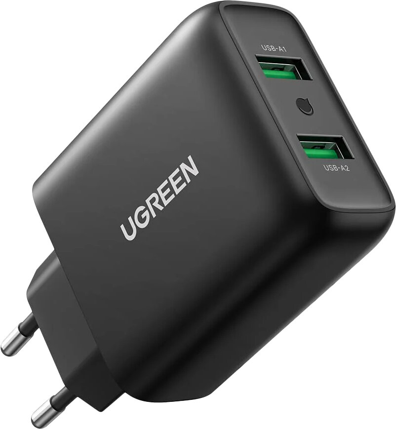 Зарядное устройство UGreen CD161, черное, мощность, надежность