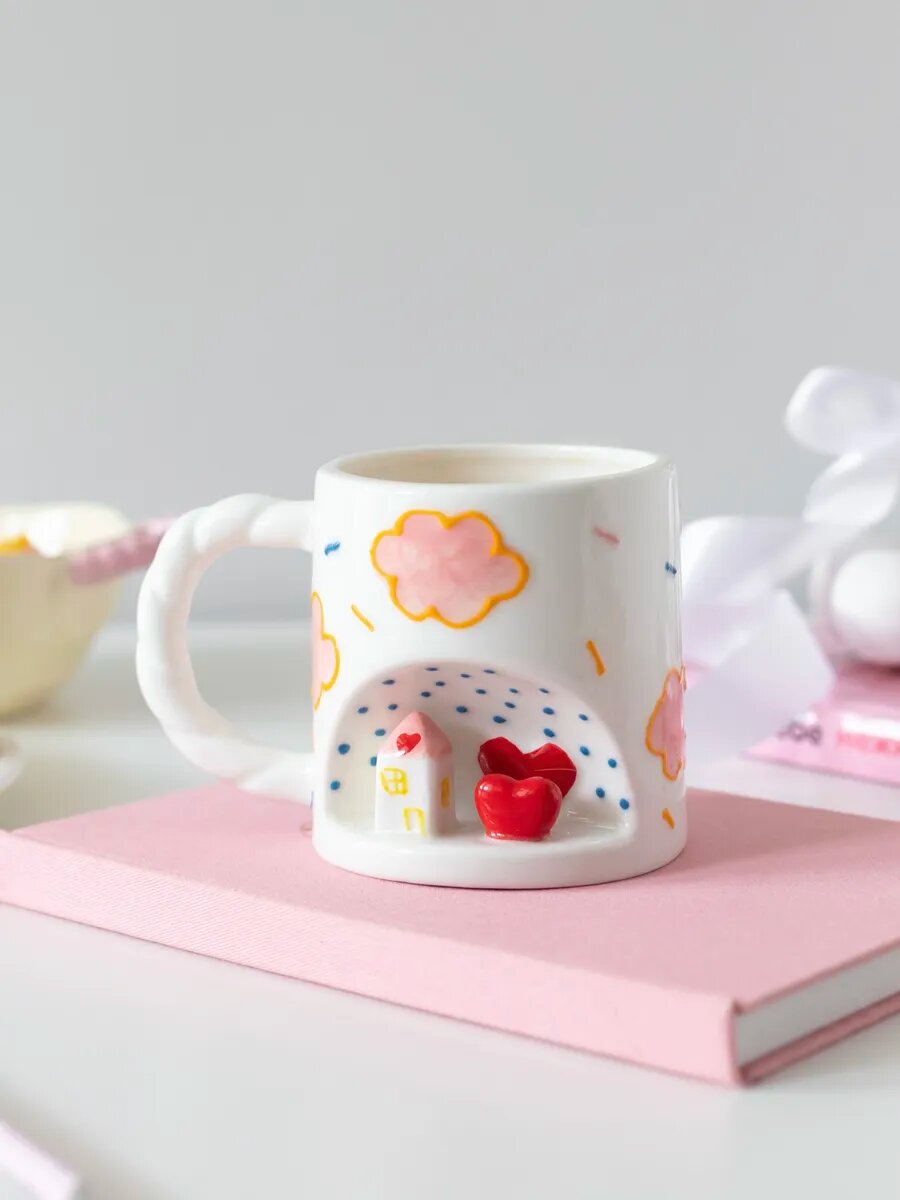 Корейская Кружка ручной работы, керамическая для чая кофе чашка