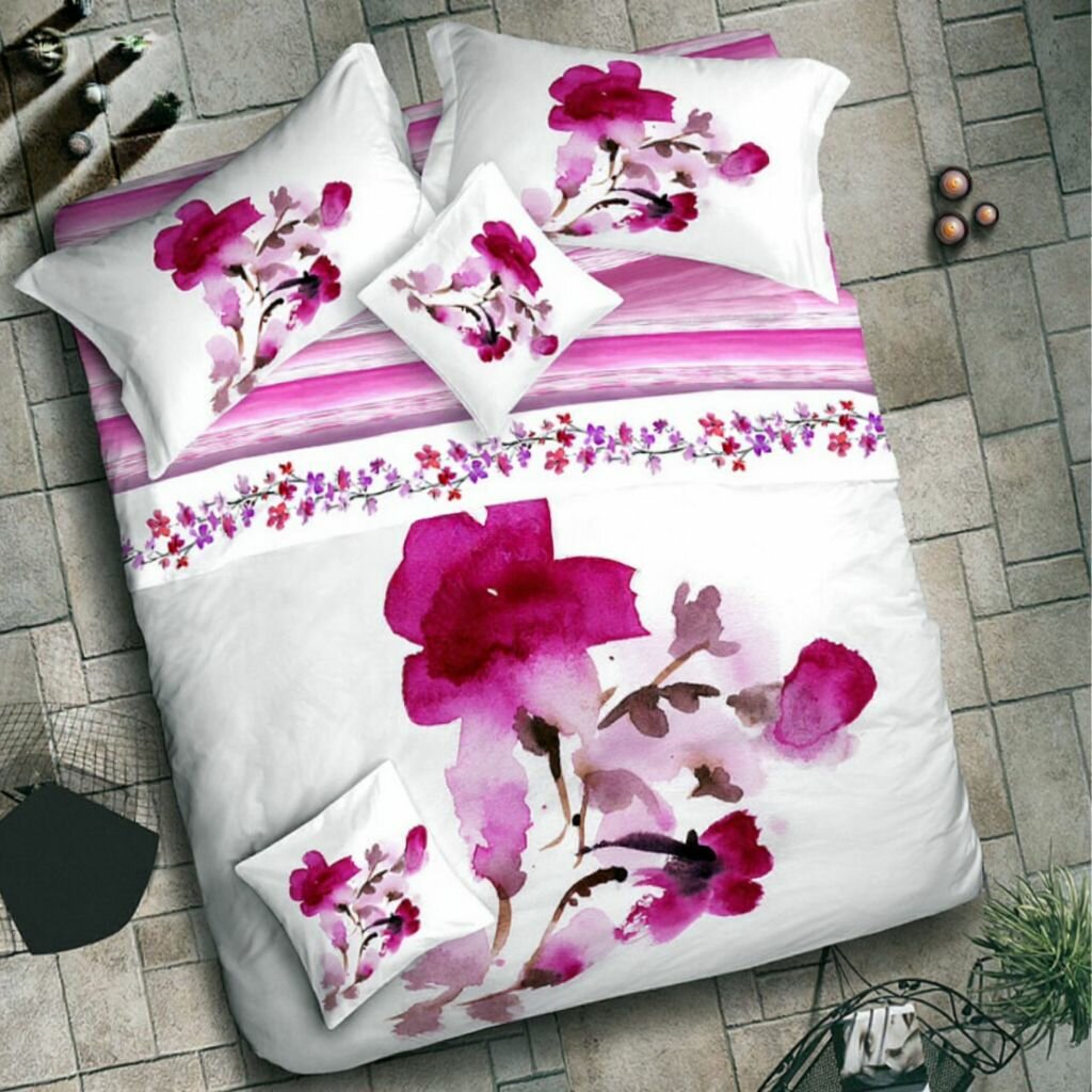 Постельное белье Emanuela Galizzi Flower 1419 Biancheria da letto rosa EGL/440727
