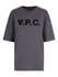 Футболка A.P.C., размер L, серый