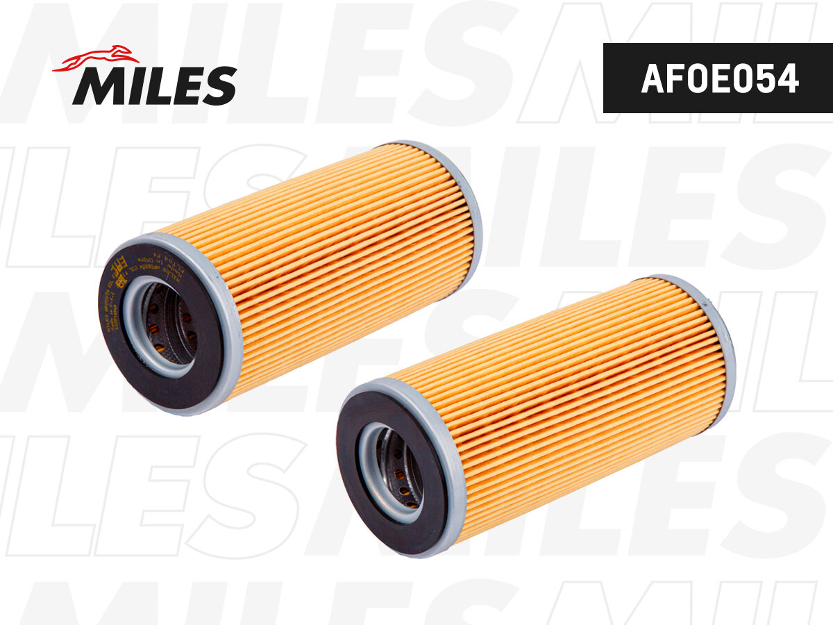 MILES Фильтр масляный GAZ / UAZ / AZLK (картридж) AFOE054