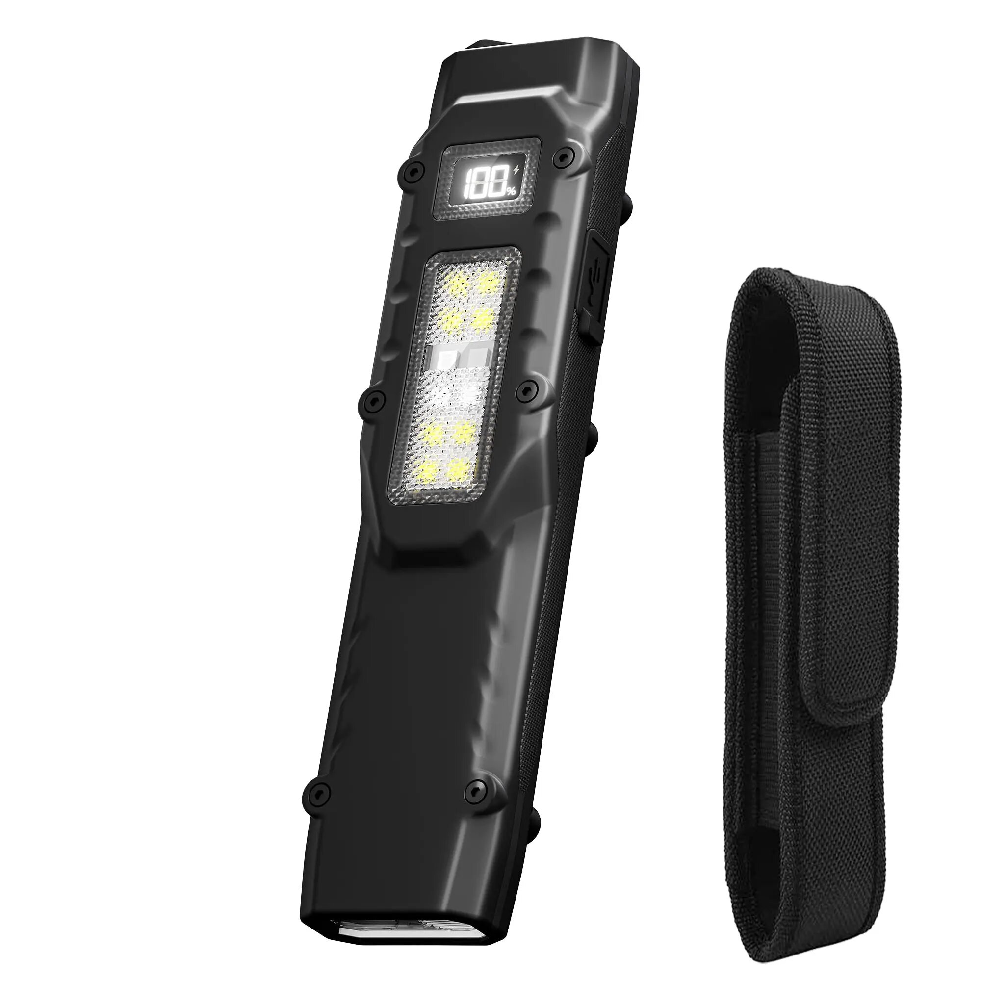 YEMAO DT007 Тактический Фонарик 1100 Люмен Черный, DT007-black-1