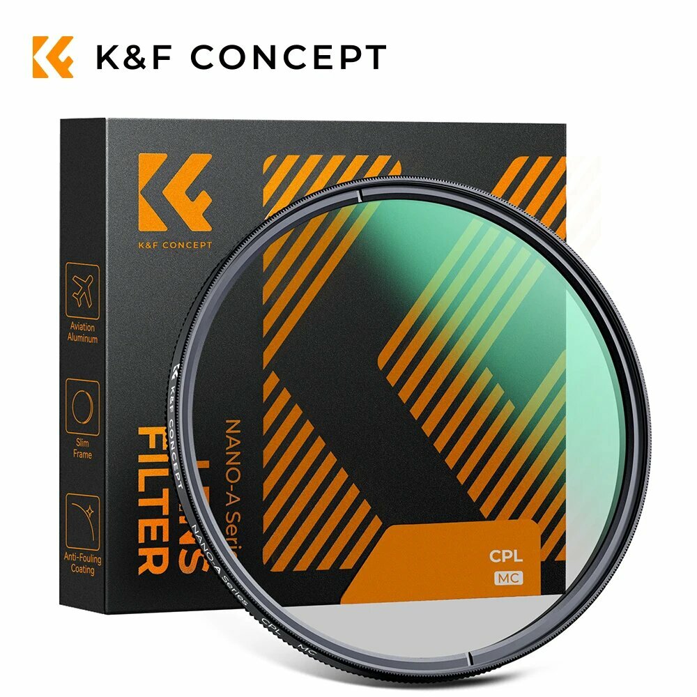 Поляризационный фильтр K&F CONCEPT Nano-A 82mm
