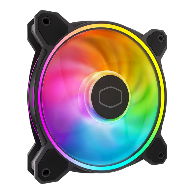 Cooler Master MF120 HALO2 (4пин, RGB, 120x120x25мм, 27дБ, 0-2050об/мин)