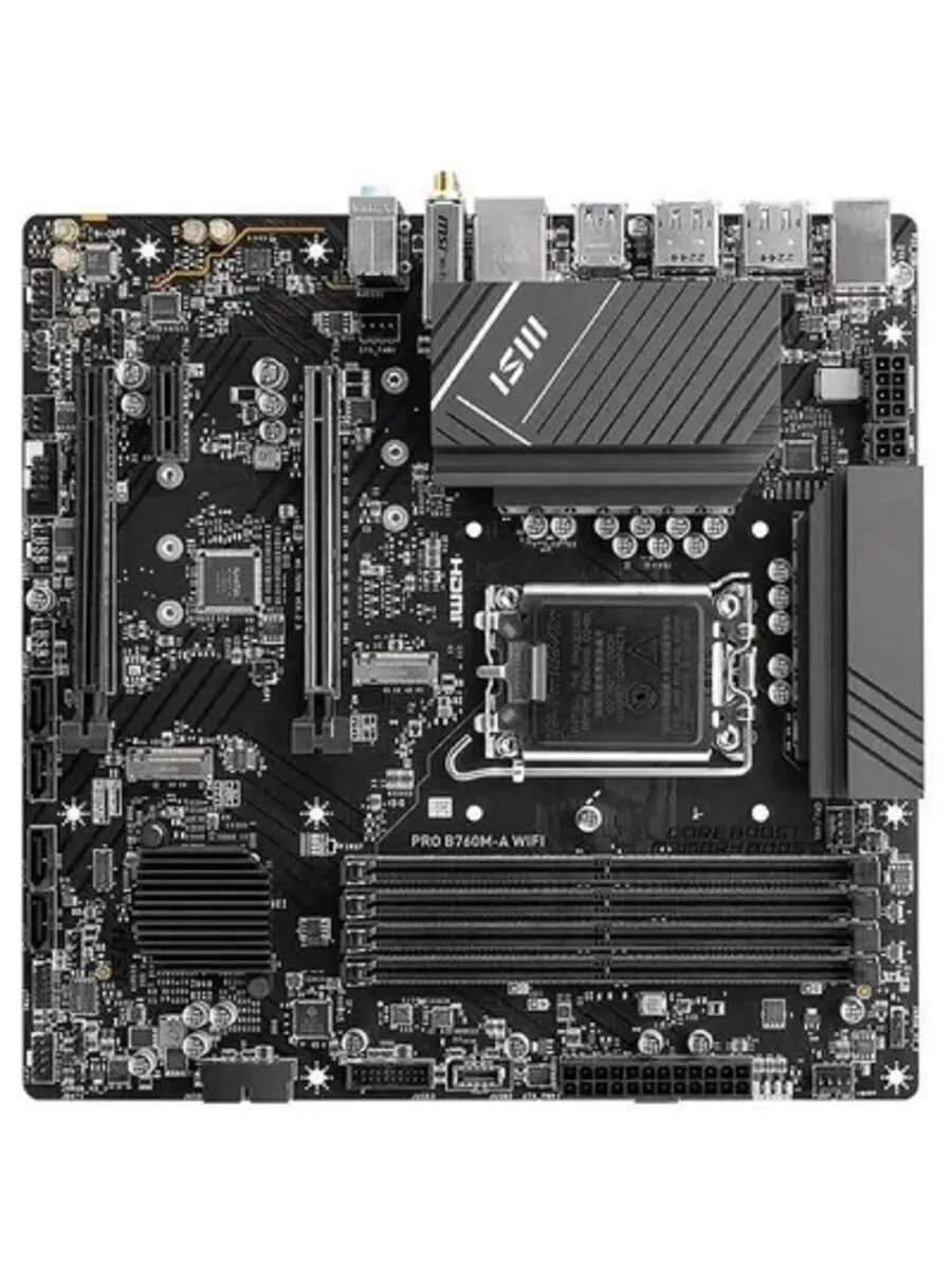 Материнская плата PRO B760M-A WIFI 192ГБ micro-ATX