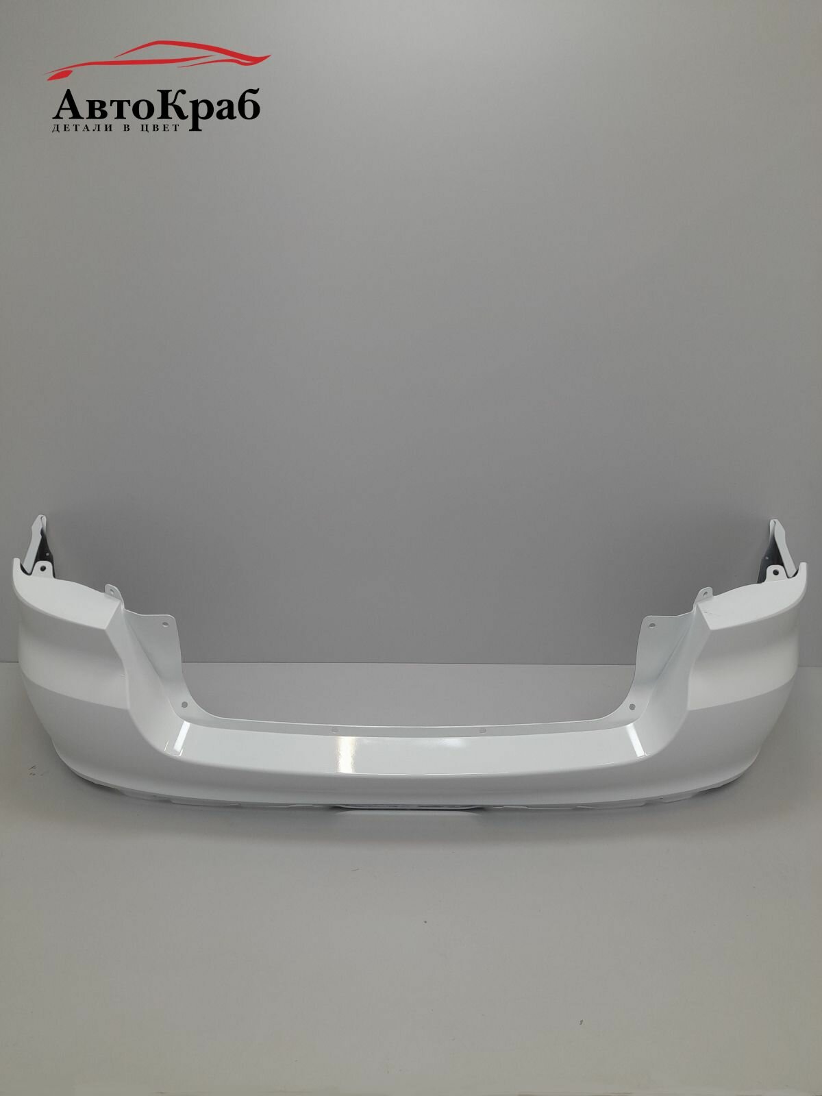 Бампер задний лифтбэк в цвет для Lada Гранта 2191 2013 - 2018 г. 221 - ледниковый, белый