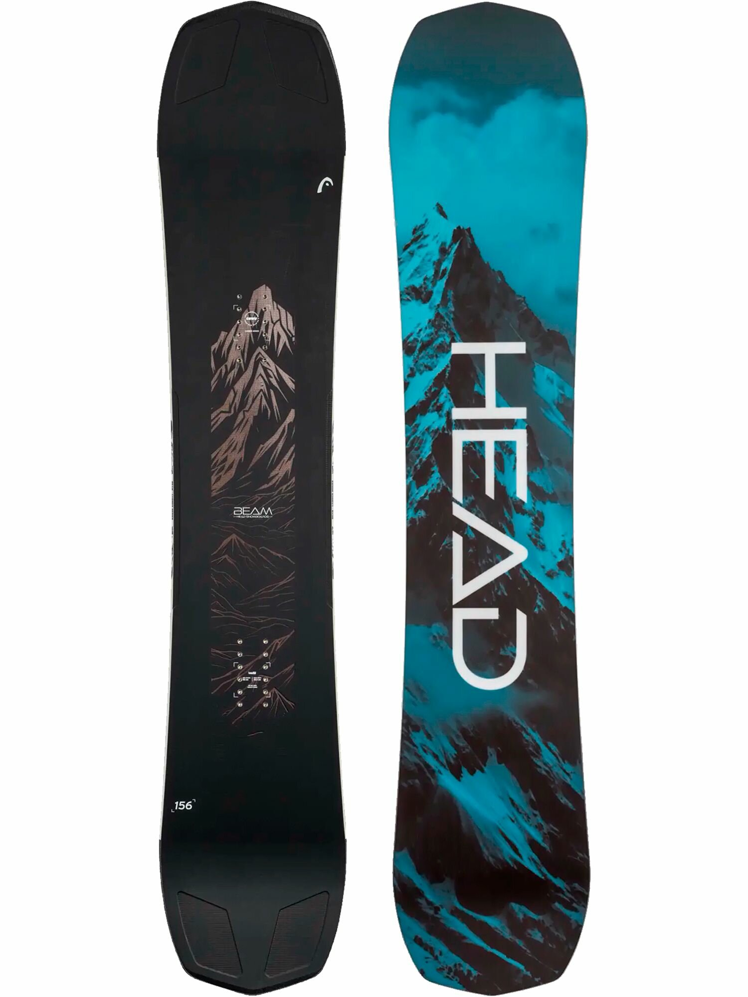 Сноуборд мужской HEAD BEAM (25/26) Blue Green Black/-черно-синий, 162 см